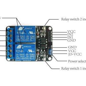 2路繼電器模組 (5V) - BotSheet