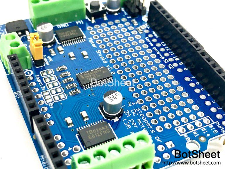 Arduino Motor Shield v2 高階馬達擴展板 - BotSheet
