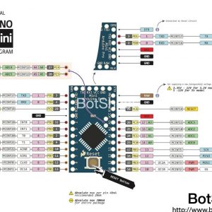 Arduino Pro Mini 開發板 (5V-16M) - BotSheet