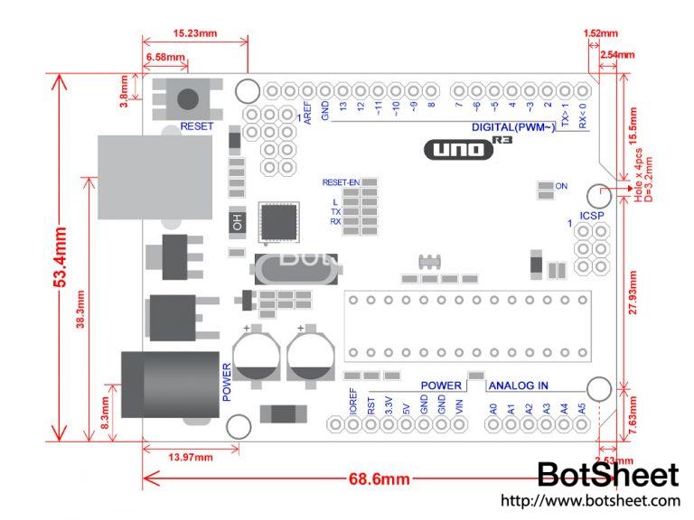 Arduino Uno R3 - BotSheet