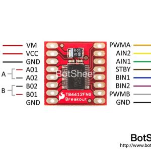 TB6612FNG 馬達驅動器 - BotSheet