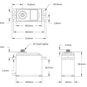 Tower Pro MG996R 專業舵機 - BotSheet