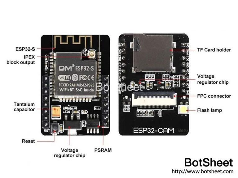 ESP32-Cam 網絡攝像開發板 - BotSheet