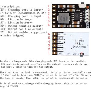 MH-CD42 鋰電池充放電一體模組 (5V2A) - BotSheet
