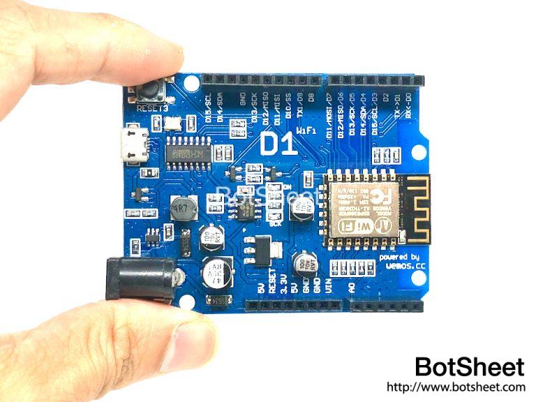 WeMos D1 R1 開發板 (兼容Arduino Uno擴展板) - BotSheet