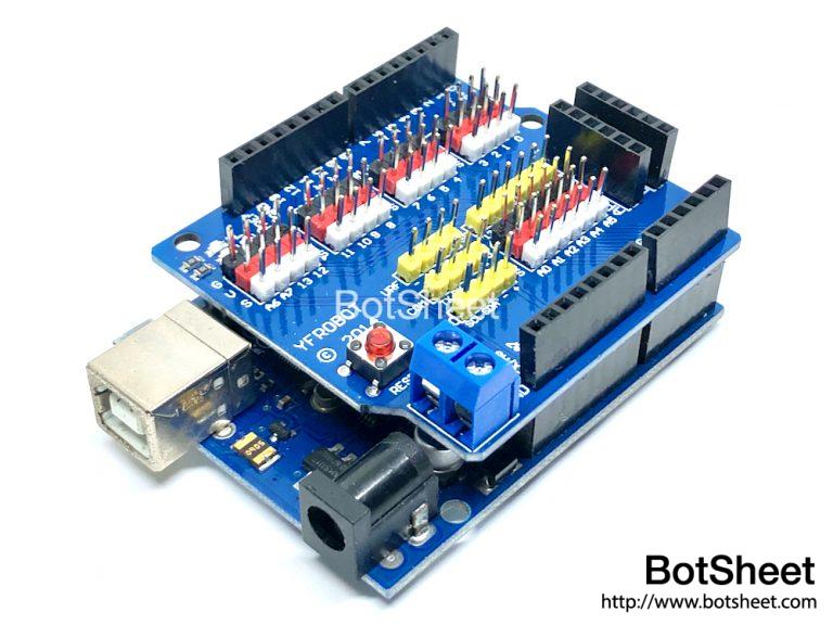 Arduino Sensor Shield 傳感器擴展板 - BotSheet