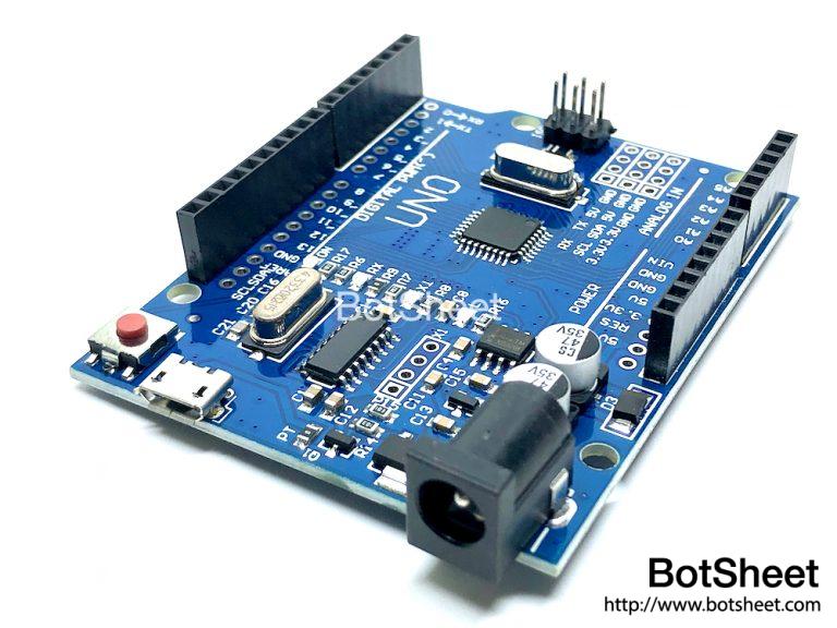 Arduino Uno R3 (Micro USB) - BotSheet