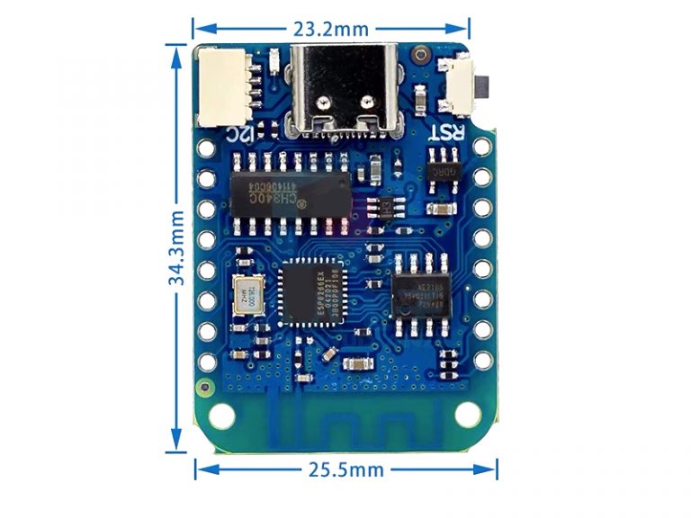 Wemos D1 Mini 4.0 微型ESP8266開發板 - BotSheet
