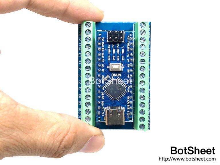 Arduino Nano 螺絲端子擴展板 - BotSheet